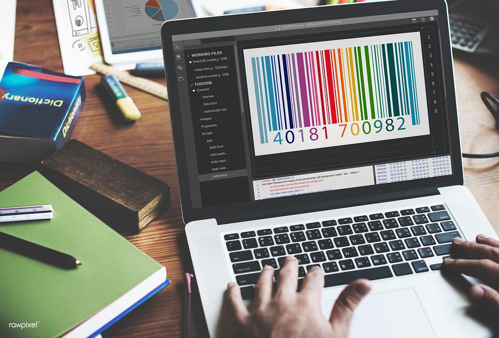 Bar Code Encryption Interface Coding | Free Photo - rawpixel