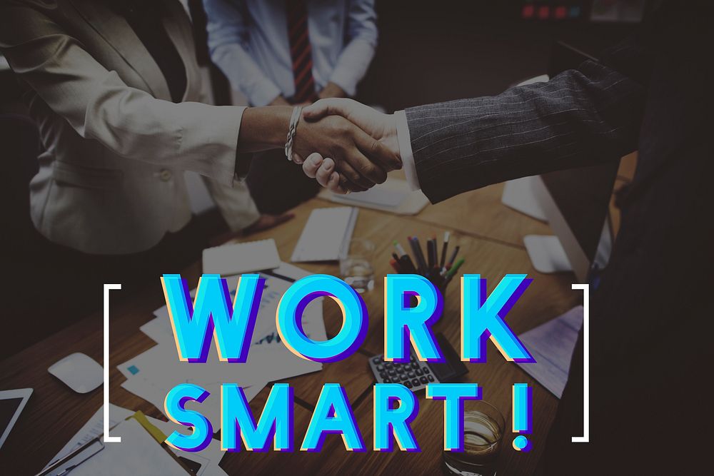 Work Smart Effective Business Graphic | Free Photo - rawpixel