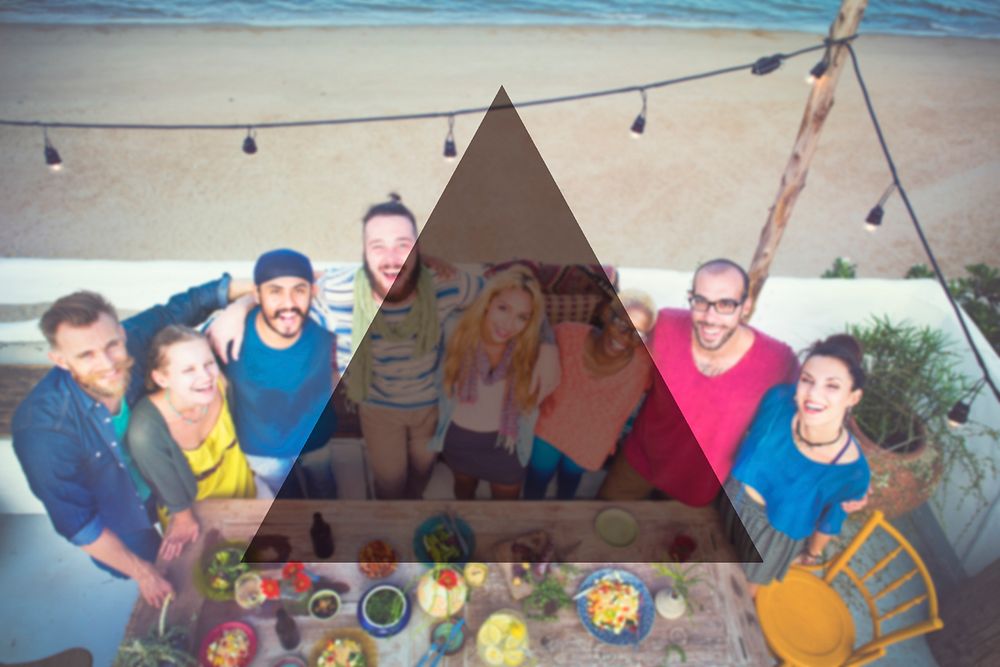 Summer Togetherness Friendship Triangle Copy | Free Photo - rawpixel