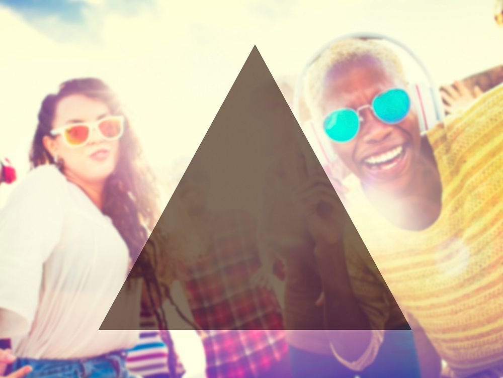 Summer Togetherness Friendship Triangle Copy | Free Photo - rawpixel