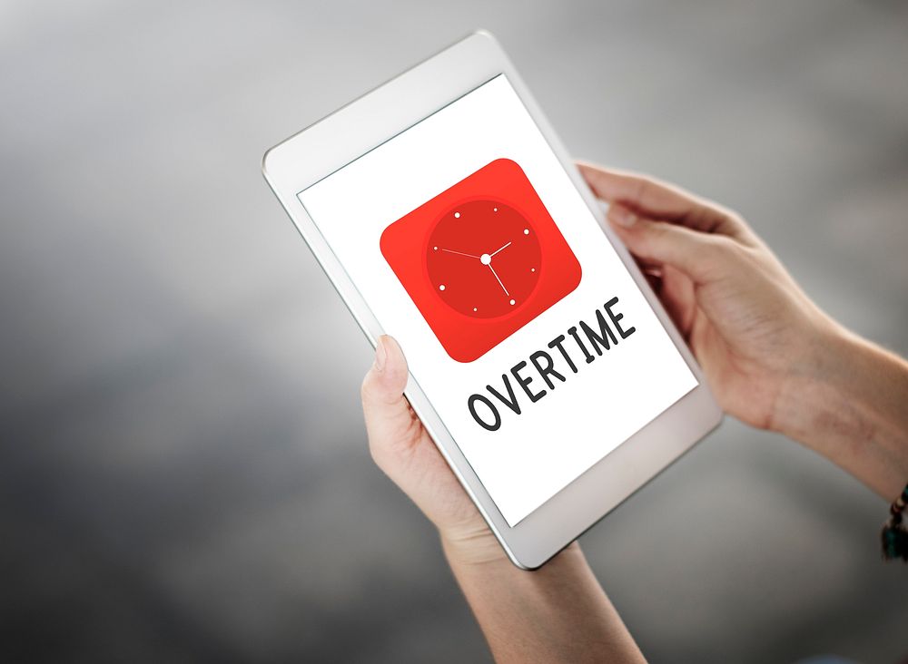 Overtime red analog alarm clock | Free Photo - rawpixel