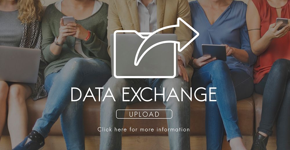 Data Transfer Exchange Sharing Sync | Free Photo - rawpixel