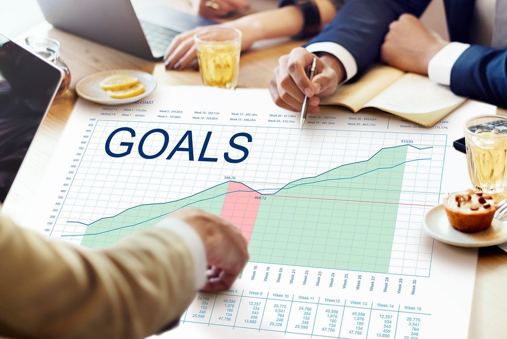 Goals Analysis Graphs Business Marketing | Free Photo - rawpixel