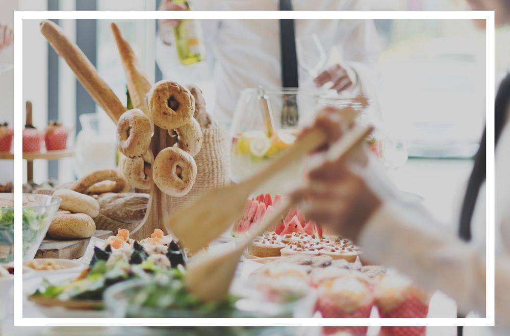 Elegant brunch buffet setup. | Free Photo - rawpixel