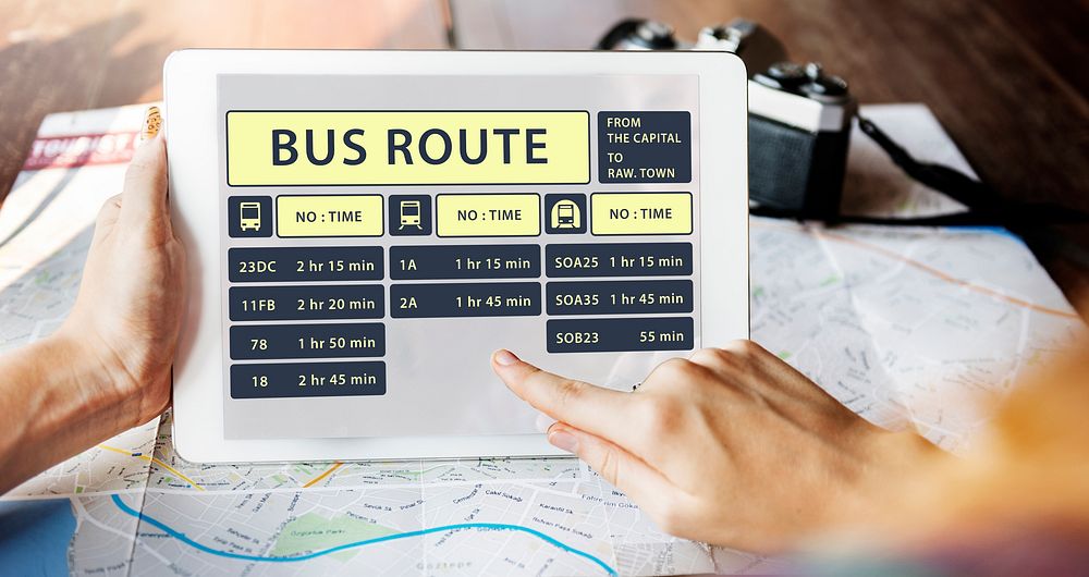 Bus Route Express Terminal Schedule | Free Photo - rawpixel