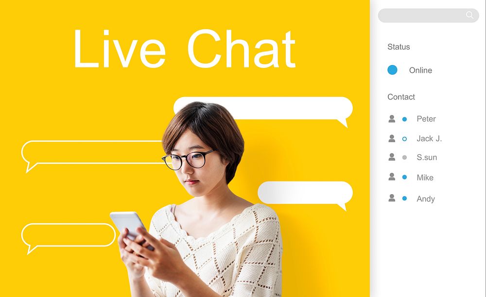 Live Chat Interface Communication Icon | Free Photo - rawpixel