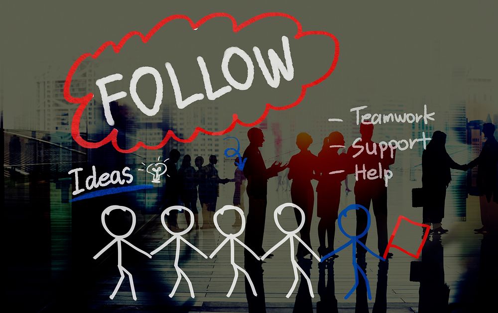 Follow Following Teamwork Member Leader | Free Photo - rawpixel