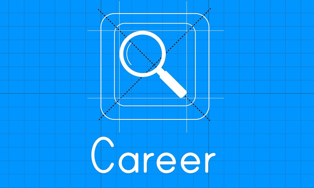 Job search magnifier glass symbol | Free Photo - rawpixel