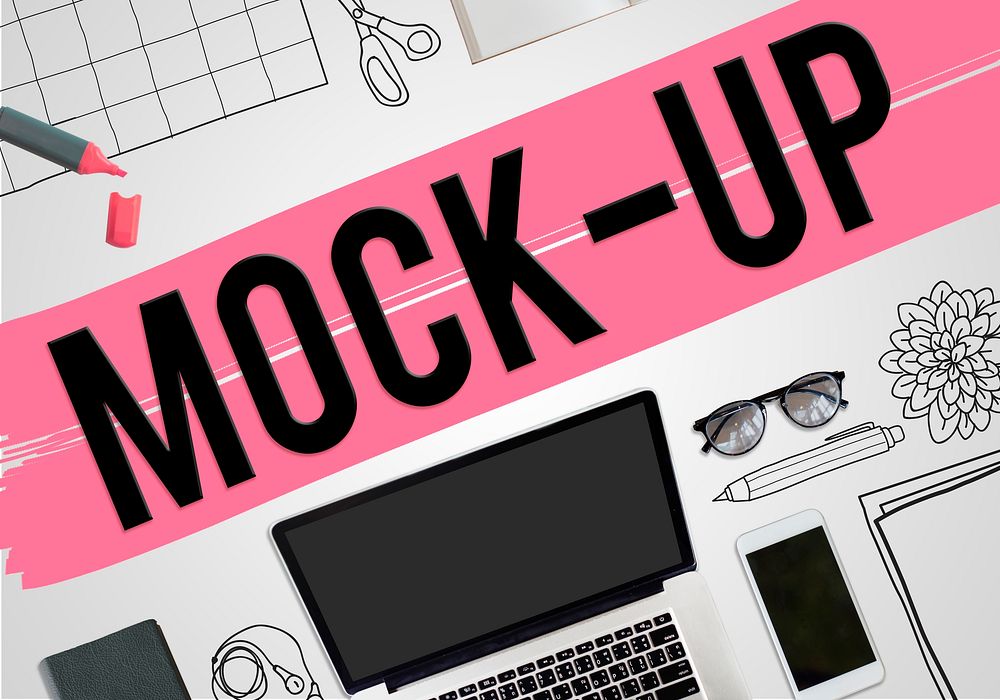 Mock Model Typography Object Sample | Free Photo - rawpixel