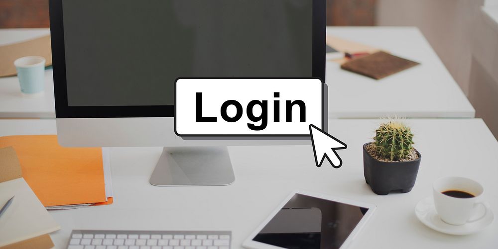 Login Online Digital Technology Click | Free Photo - rawpixel