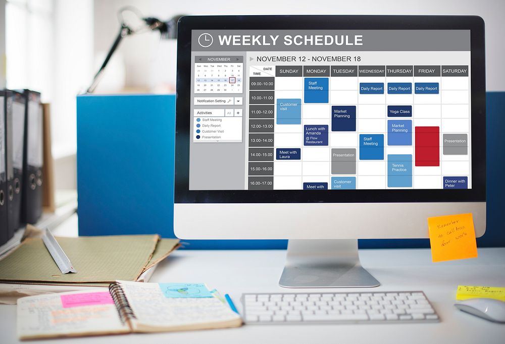 Weekly Schedule Do List Appointment | Free Photo - rawpixel
