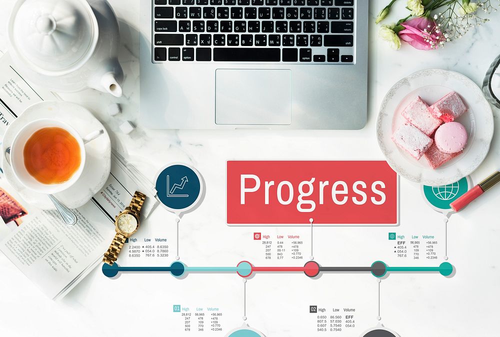 Progress Stock Figures Timeline Concept | Free Photo - rawpixel