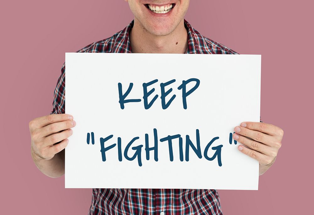 Keep Fighting Motivation Word Message | Free Photo - rawpixel