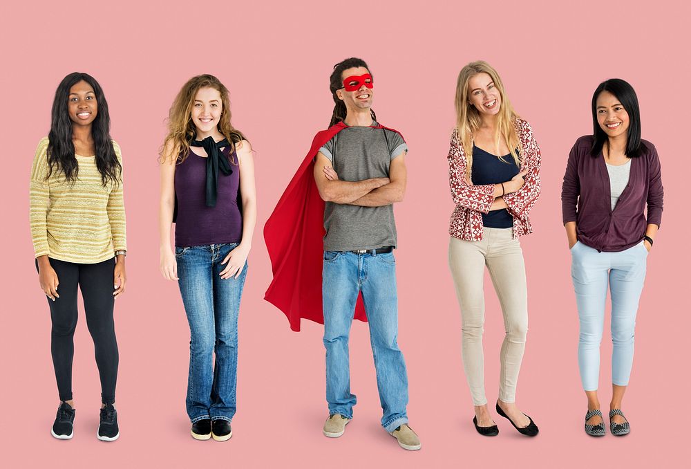 Set of Diversity Adult People | Premium Photo - rawpixel