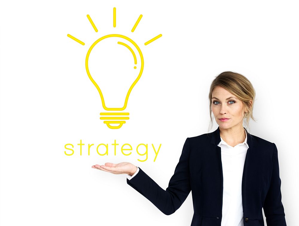 Strategy word light bulb icon | Premium Photo - rawpixel