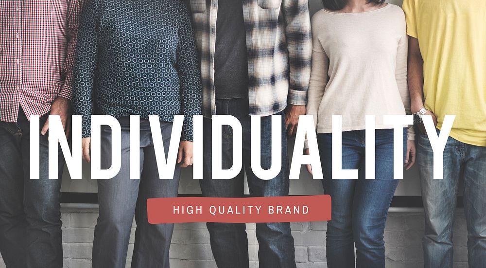 Individuality Unique Personality Independence Concept | Premium Photo ...