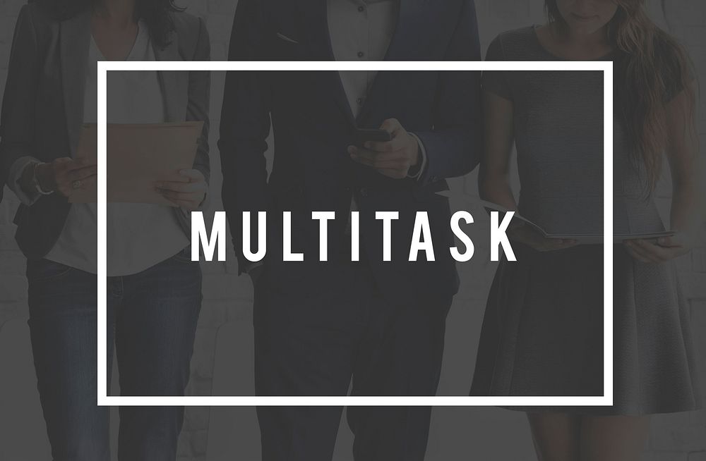 Multitask Tasks Multiprocessing Simultaneously Concept | Premium Photo ...