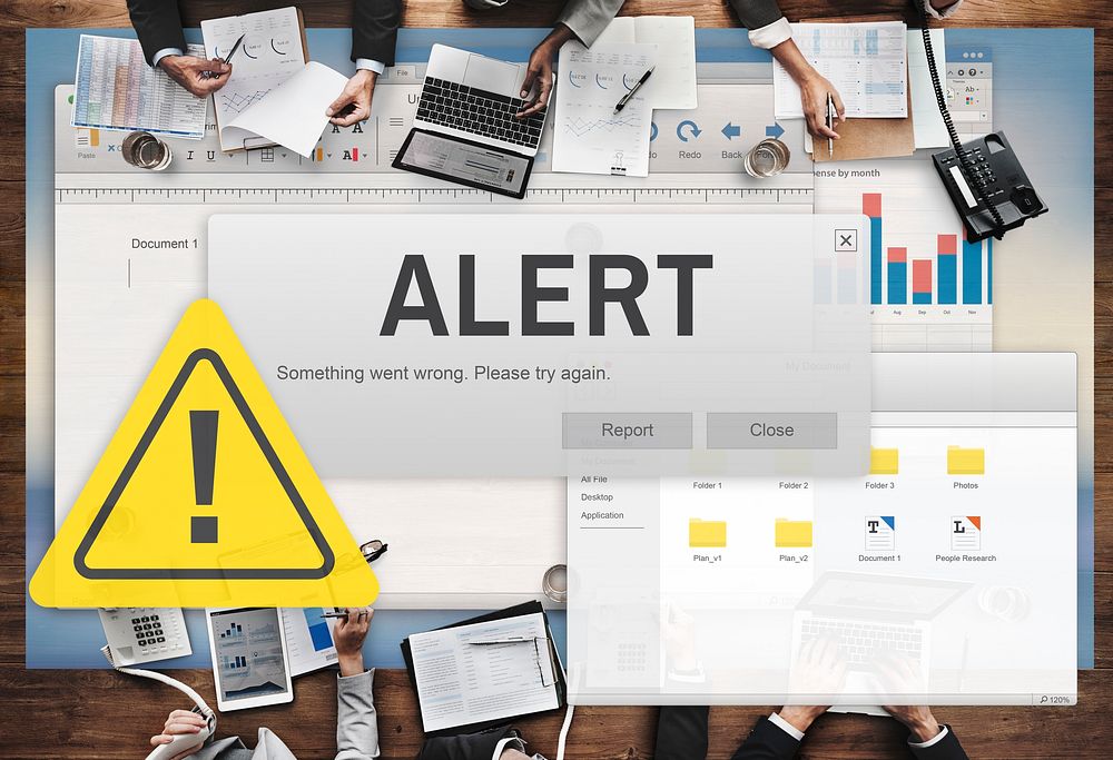 Attention Alert Connection Interrupted Warning | Premium Photo - rawpixel