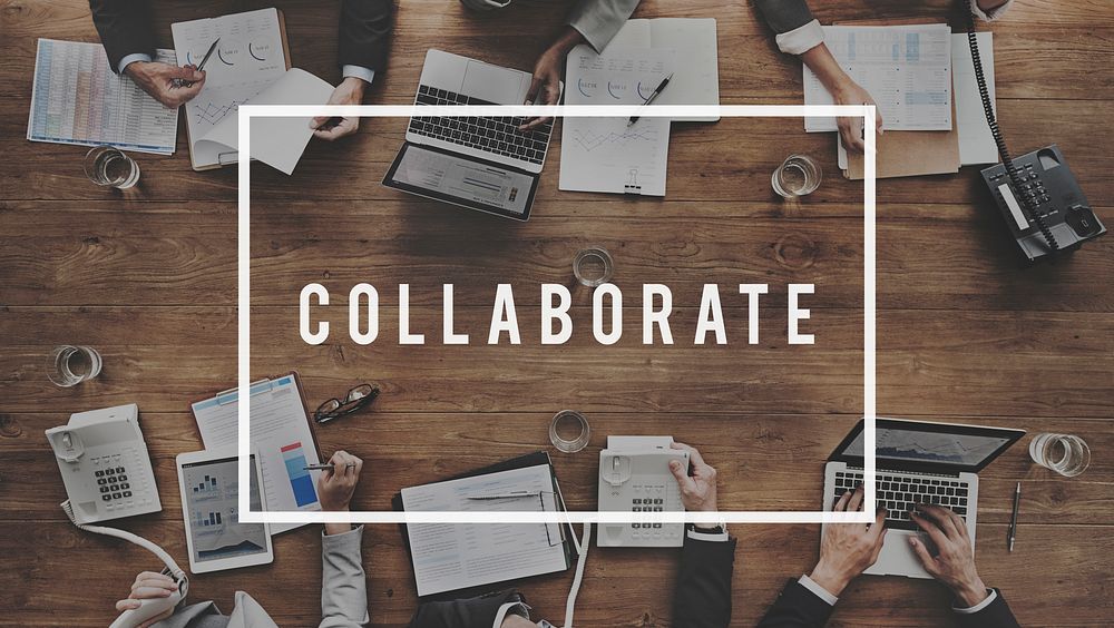 Collaborate Group Team Share Interaction | Premium Photo - rawpixel