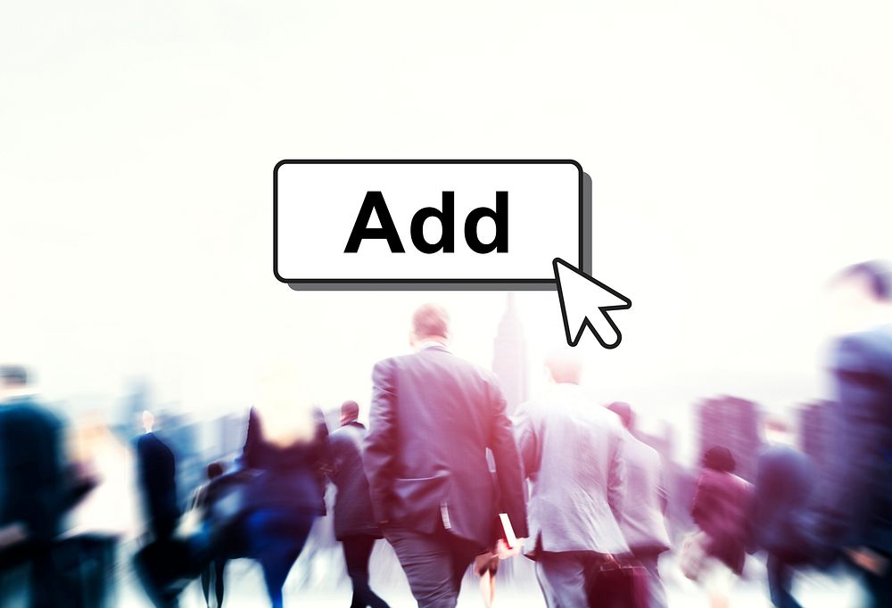 Click Add Button Interface Concept | Premium Photo - rawpixel