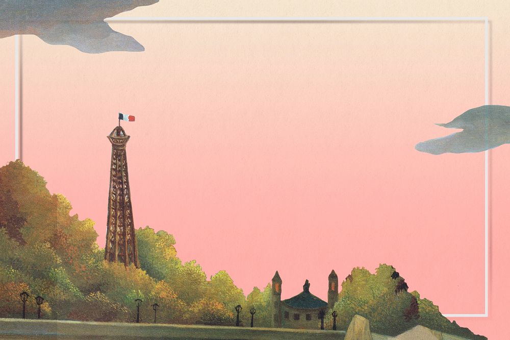 Paris frame famous French painting, | Free Photo - rawpixel