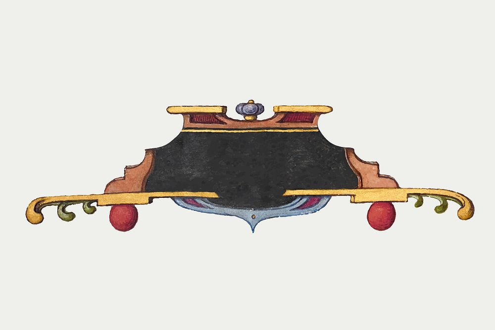 Victorian black signboard frame vector | Premium Vector Illustration ...