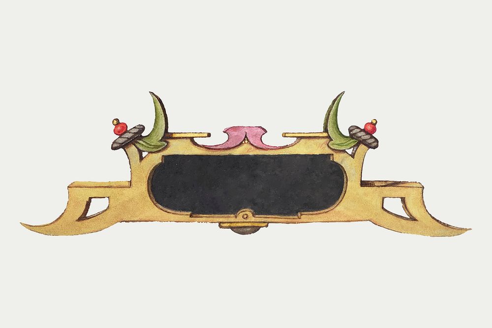 Victorian black signboard frame vector | Premium Vector - rawpixel