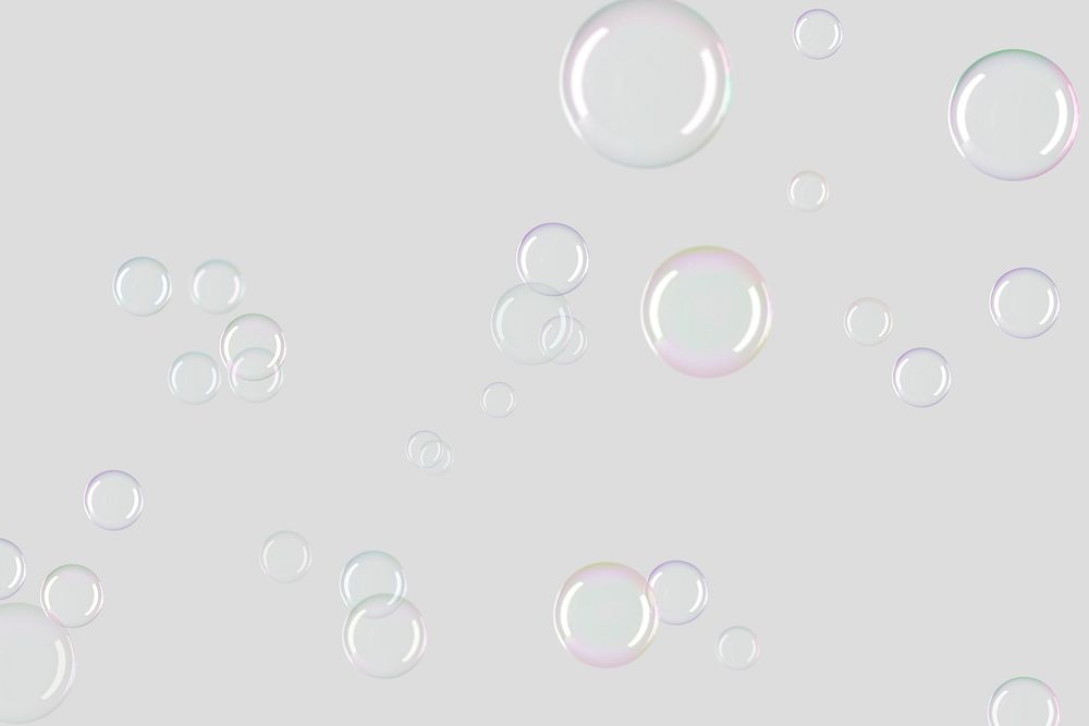 Transparent soap bubble pattern on a gray | Free Photo - rawpixel