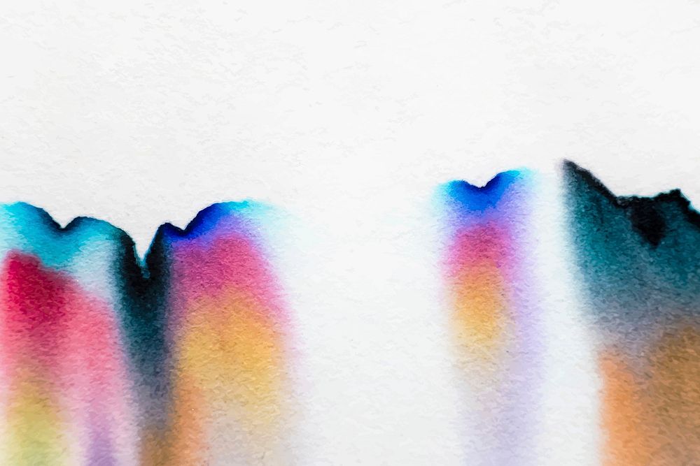 Aesthetic abstract chromatography background vector | Premium Vector ...