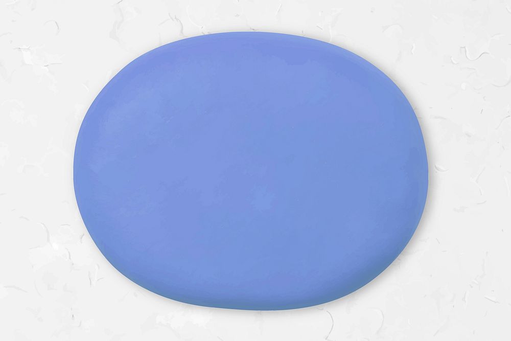 Clay oval geometric shape vector | Premium Vector - rawpixel