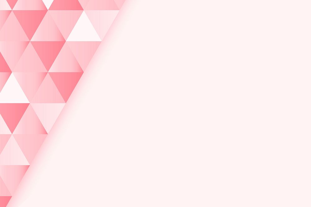 Pink geometric background vector | Premium Vector - rawpixel