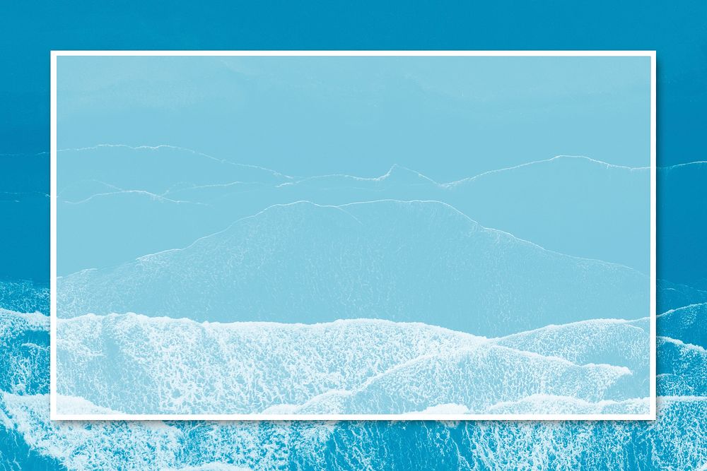 White rectangular frame wavy texture | Premium PSD - rawpixel