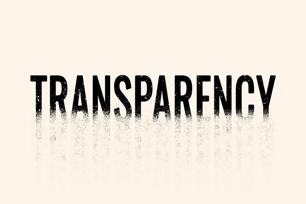 Transparency typography in crumble font | Free Photo - rawpixel