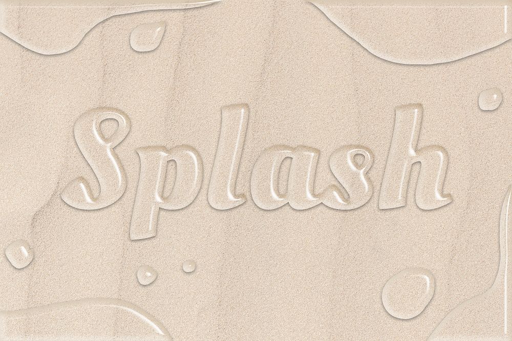 Splash word cleared water font | Free Photo - rawpixel