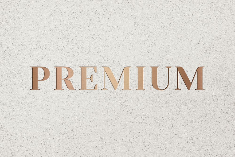 Premium typography gold metallic font | Premium Photo - rawpixel