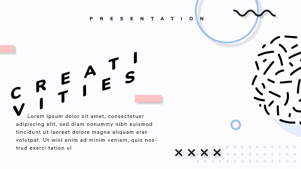 Pastel Neo Memphis presentation template | Premium Vector Template ...