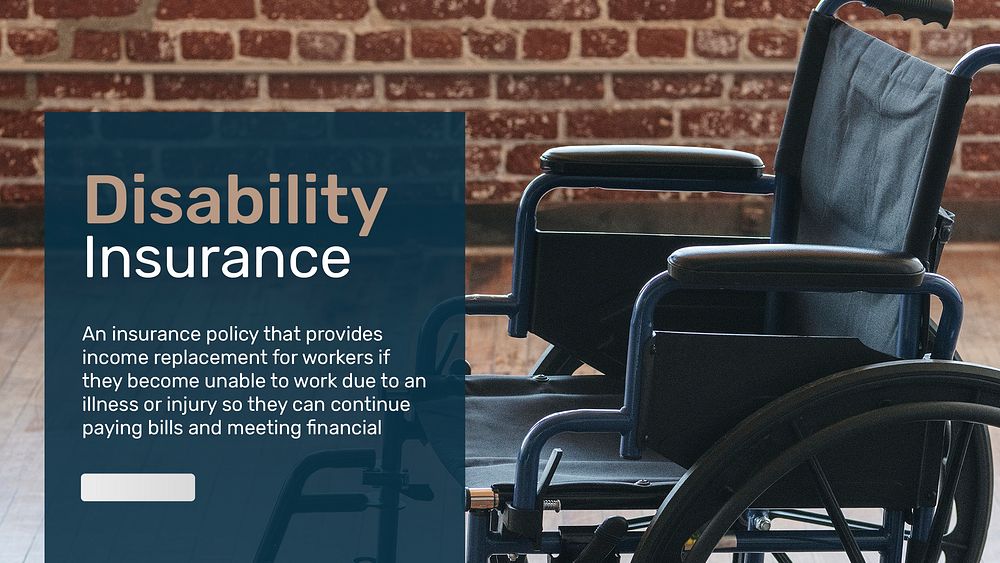 Disability insurance banner template psd | Premium PSD Template - rawpixel