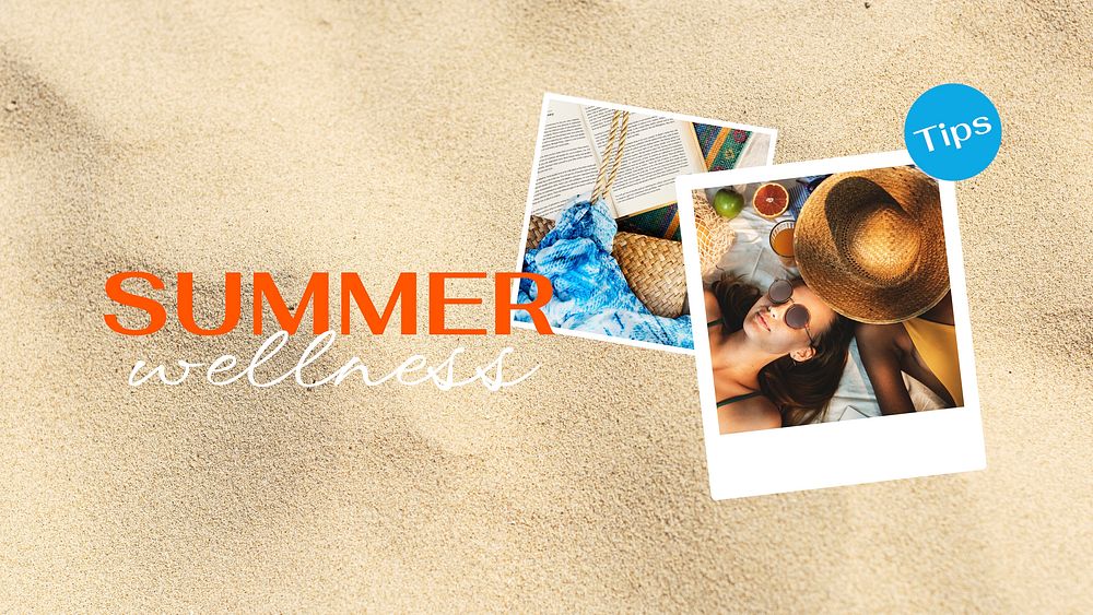 Summer vacation blog banner template, | Premium Vector Template - rawpixel