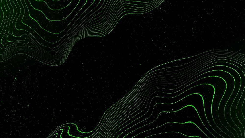 Green 3D abstract wave pattern | Free Photo - rawpixel