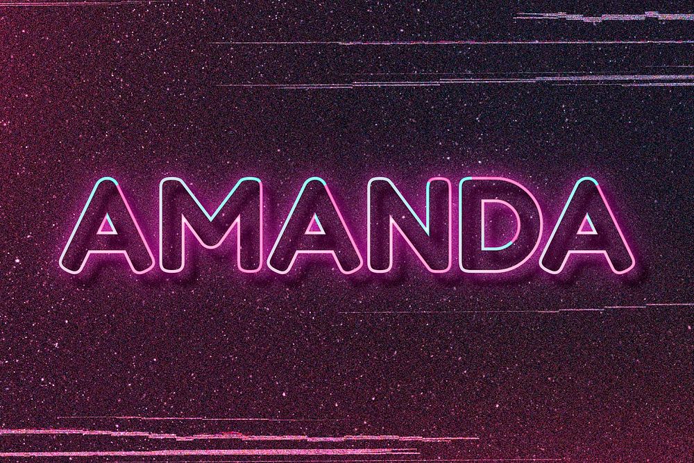 Neon Amanda Images | Free Photos, PNG Stickers, Wallpapers ...