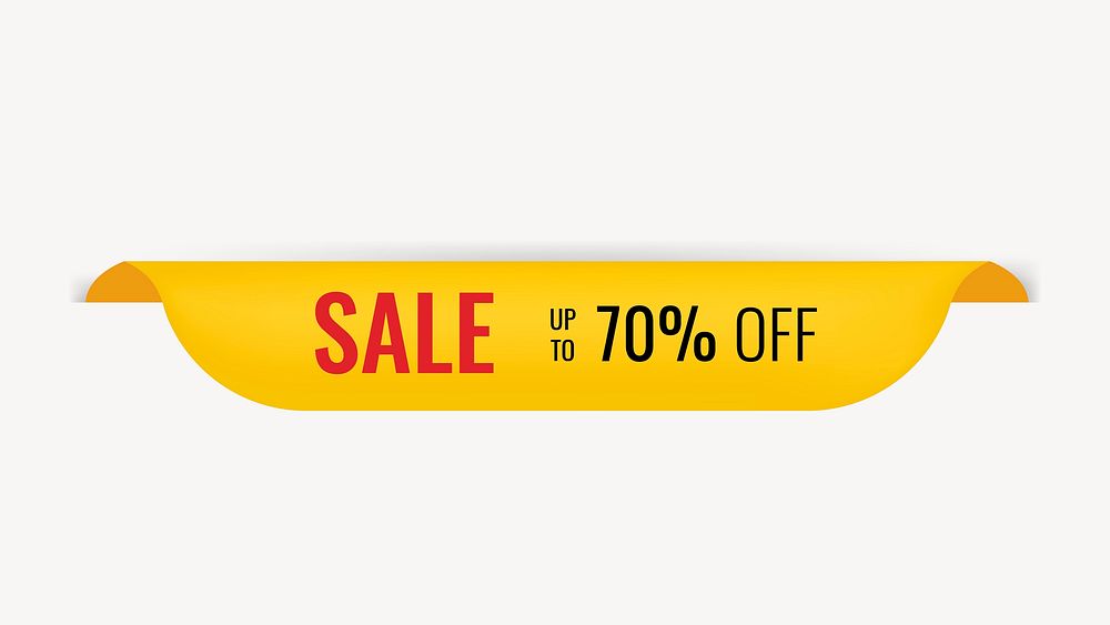 Sale label sticker, blank vector | Free Vector - rawpixel