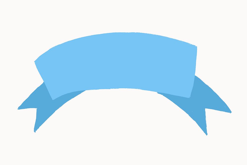 Blue label sticker psd, ribbon | Premium PSD - rawpixel