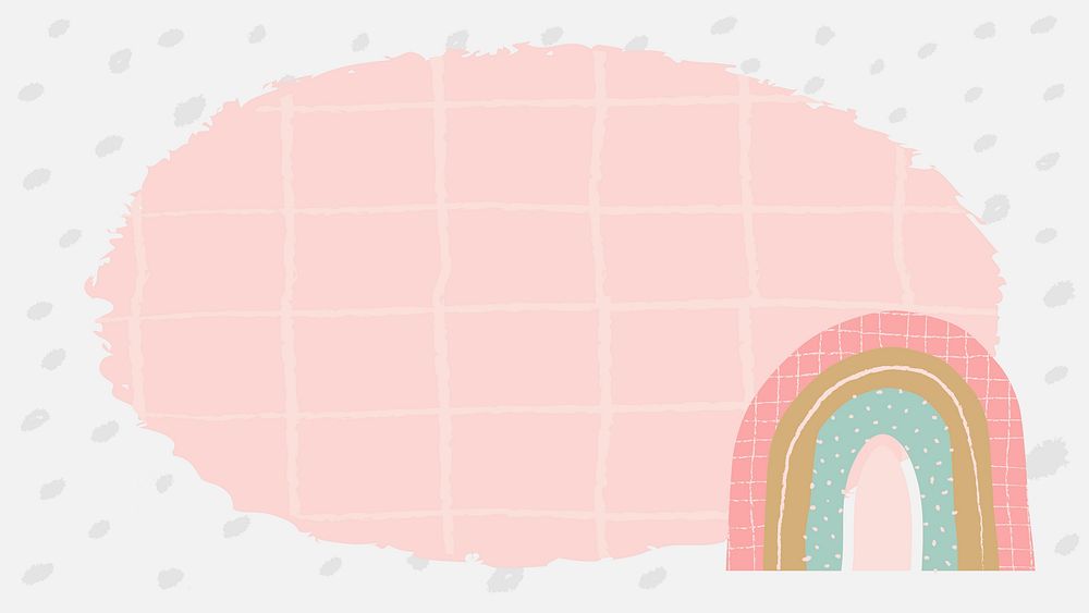 Cute rainbow frame, pastel doodle | Free Photo - rawpixel