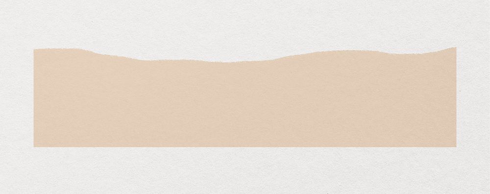 Beige wavy shape, watercolor divider | Free Photo - rawpixel