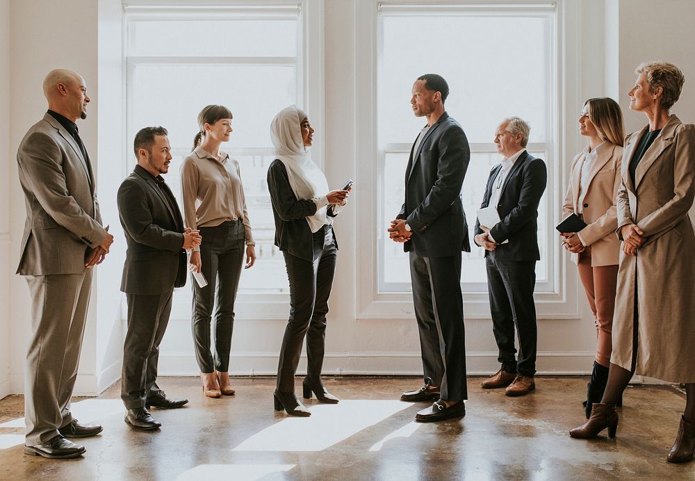 Diverse business people standing together | Premium Photo - rawpixel
