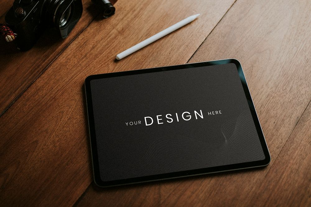 Digital tablet psd wallpaper screen | Premium PSD Mockup - rawpixel