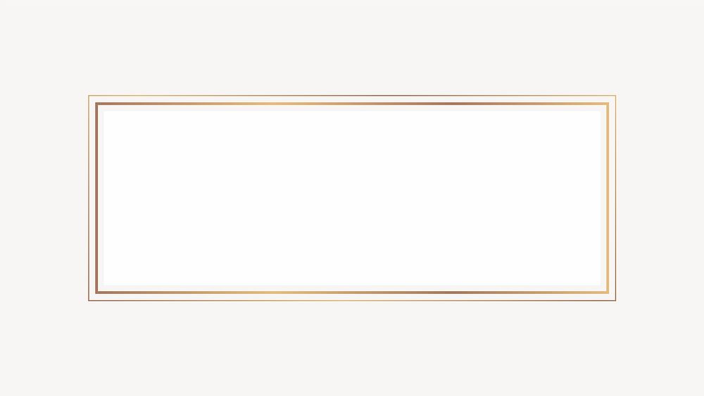 Luxury frame collage element, rectangle | Premium Vector - rawpixel