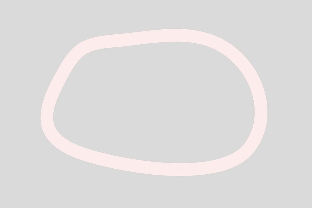 Pink circle shape, aesthetic line | Premium Vector - rawpixel