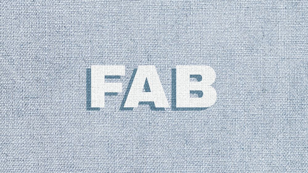 Fab text shadow bold font | Free Photo - rawpixel