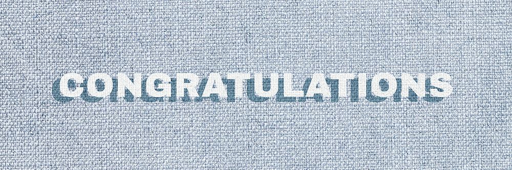 Congratulations word pastel fabric texture | Free Photo - rawpixel